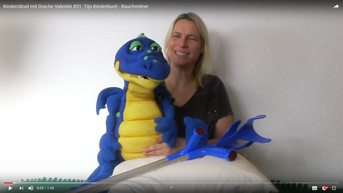 Kinderrätsel mit Drache Valentin #31 - Tijo Kinderbuch & Kindertheater
